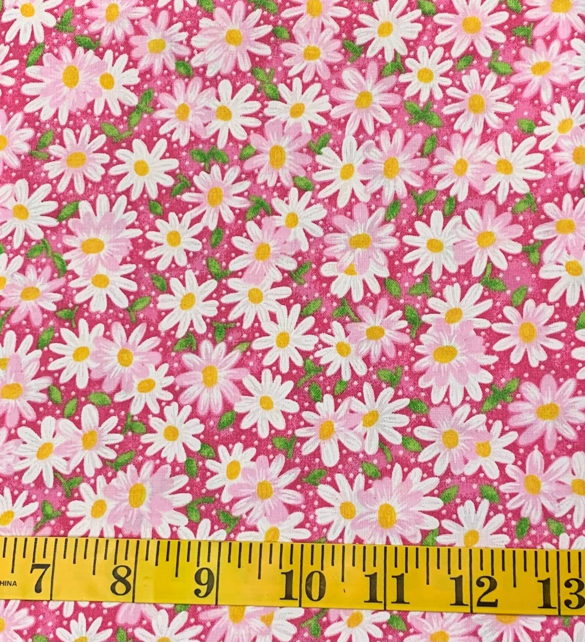 Depression era 20s30s Keepsake Calico Picked Daisy Pink — Alma Sue's Quilts